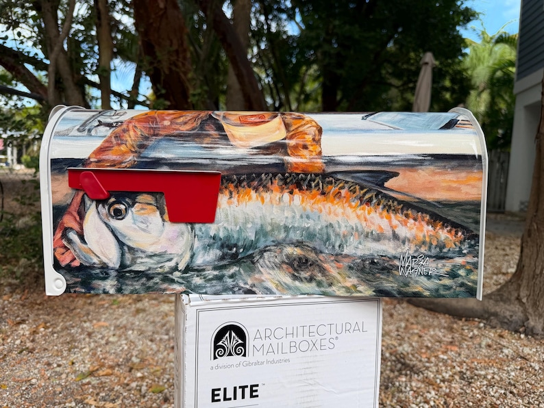 Tarpon Fish Release Mailbox - Etsy