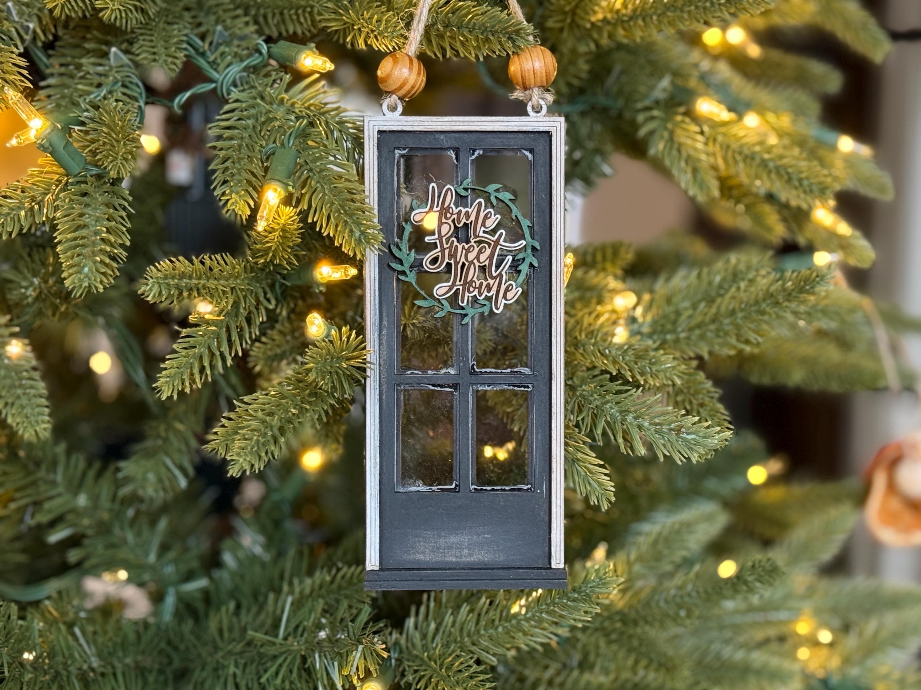 Customizable Tiny Door Ornament - Personalized Address, Color Options ...