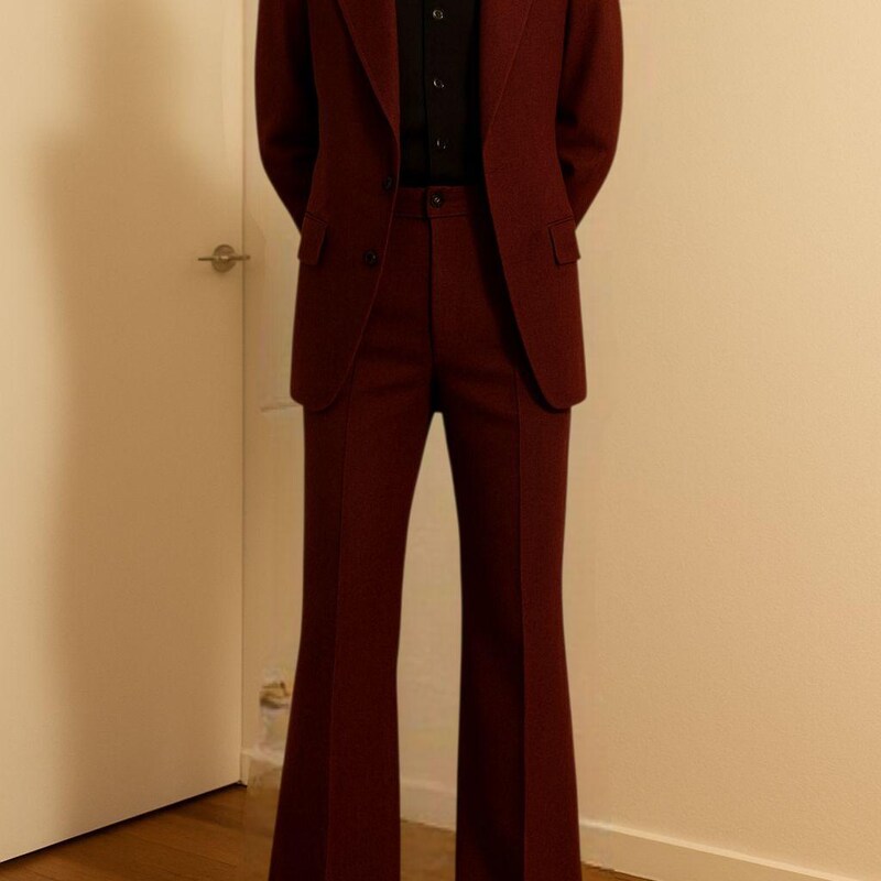 Flared Suits Men - Etsy