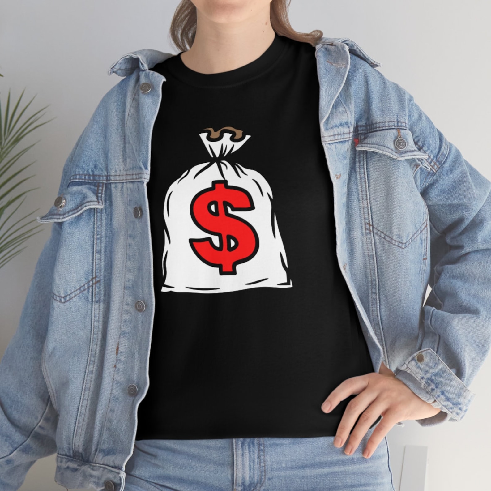 Money Bag Shirt, Red Lucky Money Bag T-shirt, Luna New Year Money Bag ...