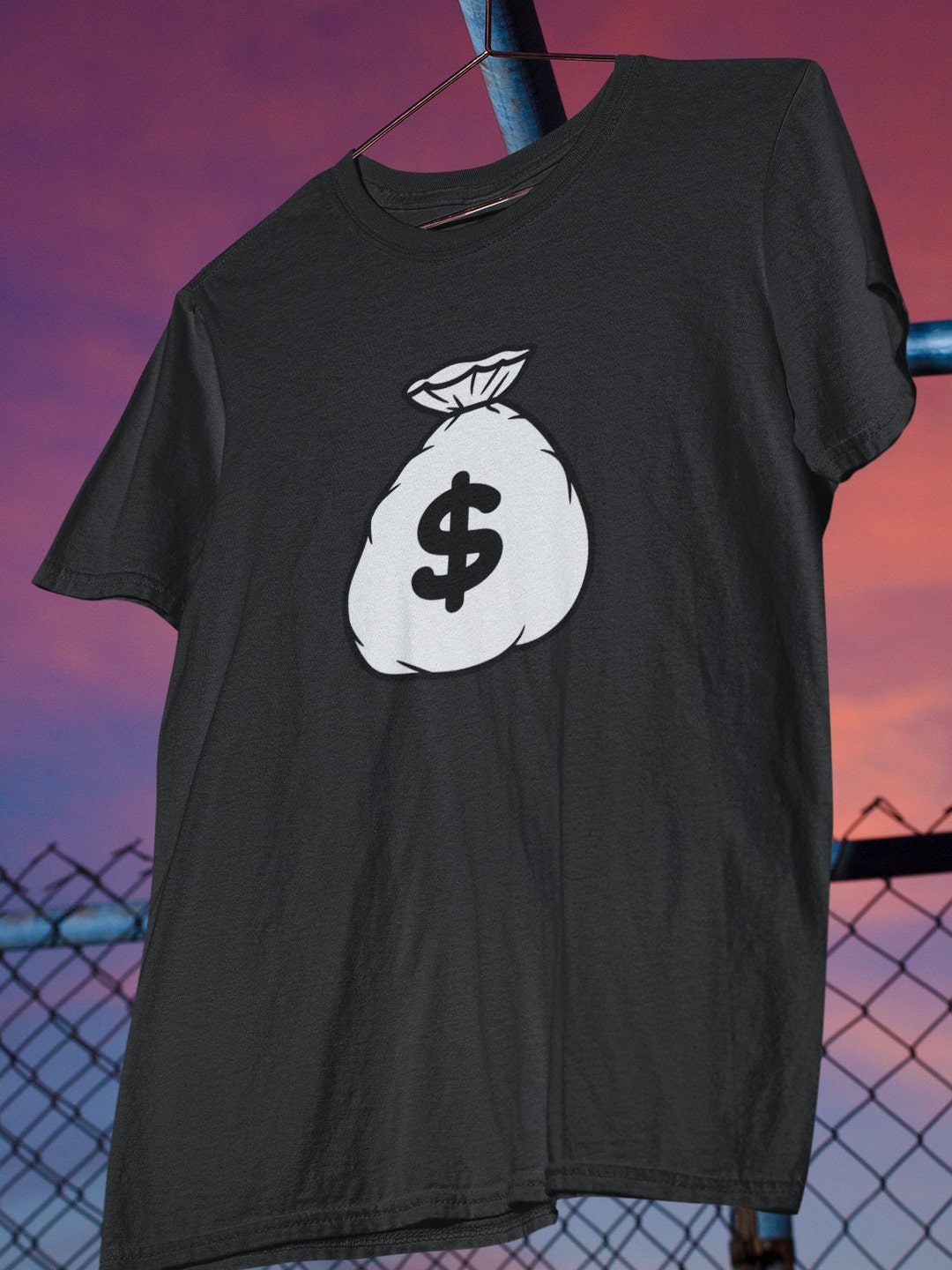 Money Bag Shirt, Lucky Money Bag T-shirt, Money Bag Tshirt, Dollar Sign ...