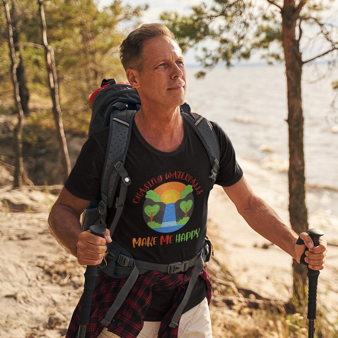 Waterfalls Shirt, Chasing Waterfalls Make Me Happy, Hiking Shirt ...