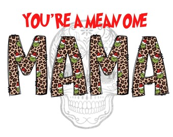 One Mean Mama Png - Etsy