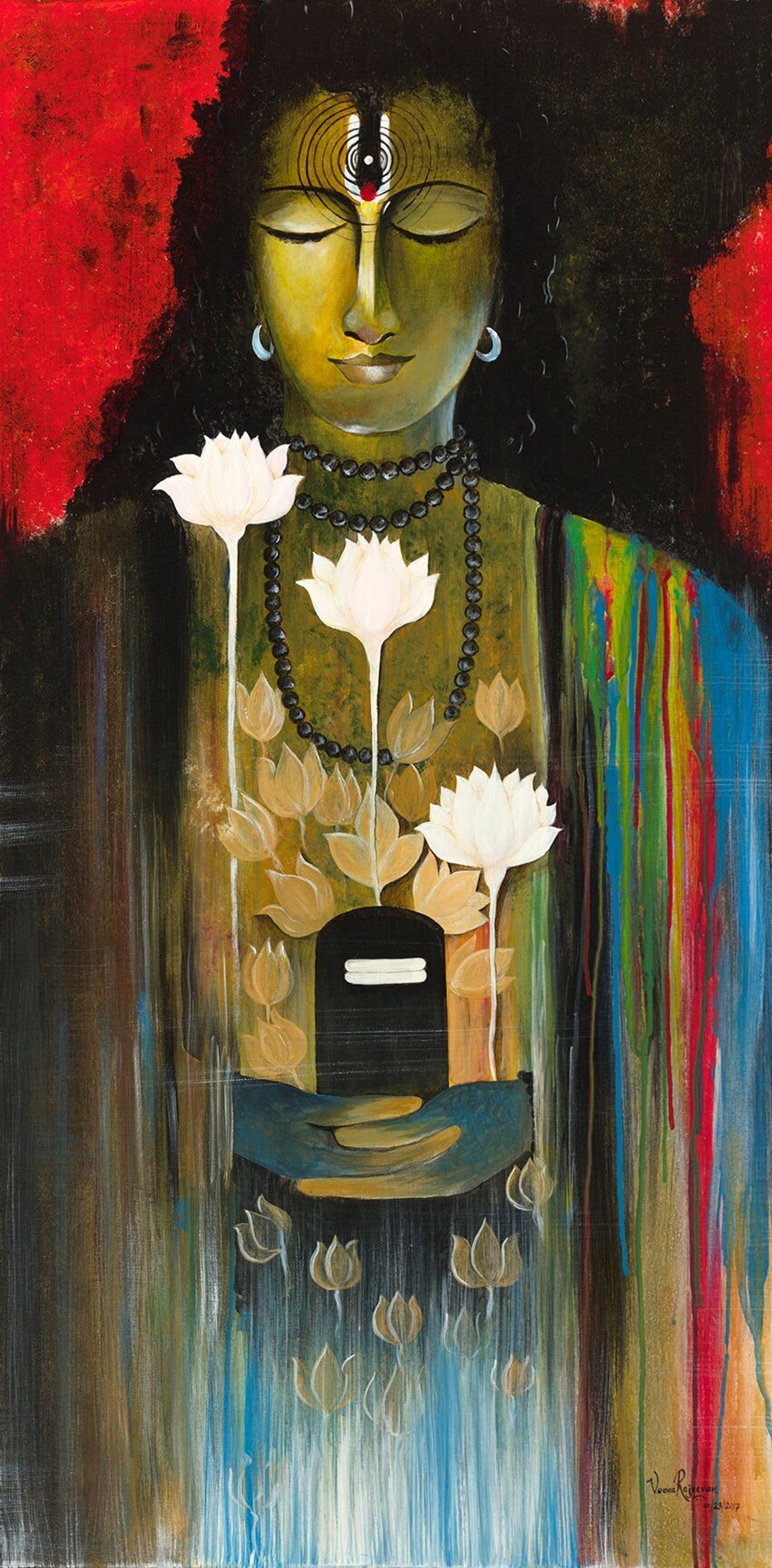 Shiva Acrylic Fine Art Print - Etsy