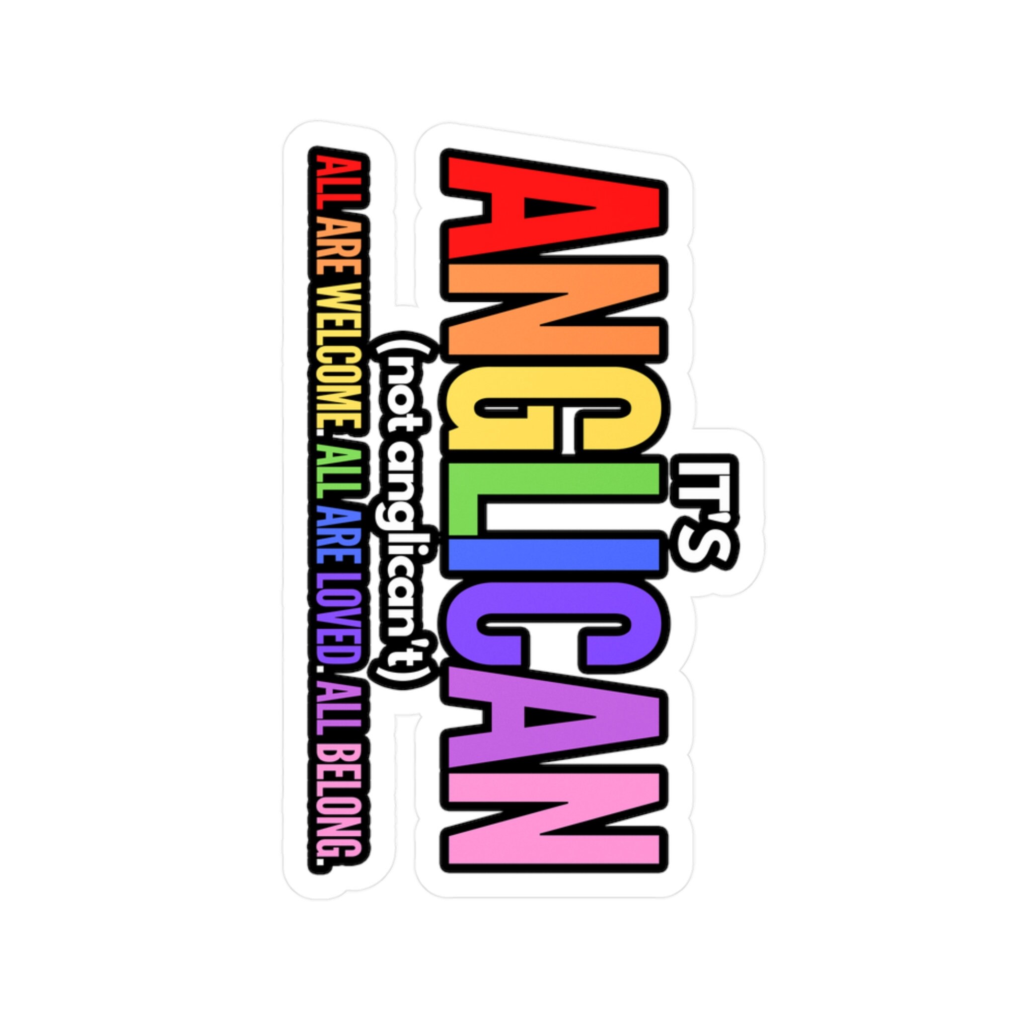 Anglican Car Decal, Episcopalian Humor, Anglican Humor, Episcopal Car ...