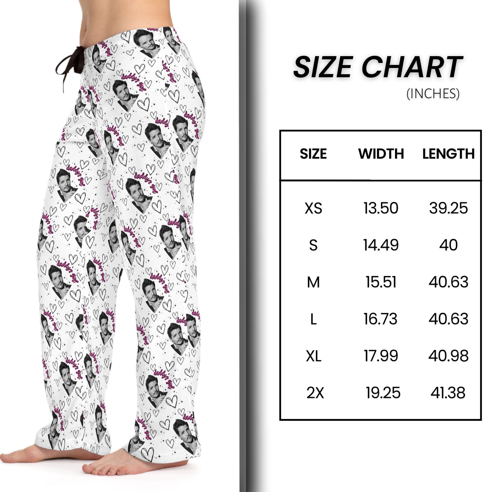 Pedro Pascal Pajama Pants Comfy Clothing Pedro Pascal Gifts - Etsy