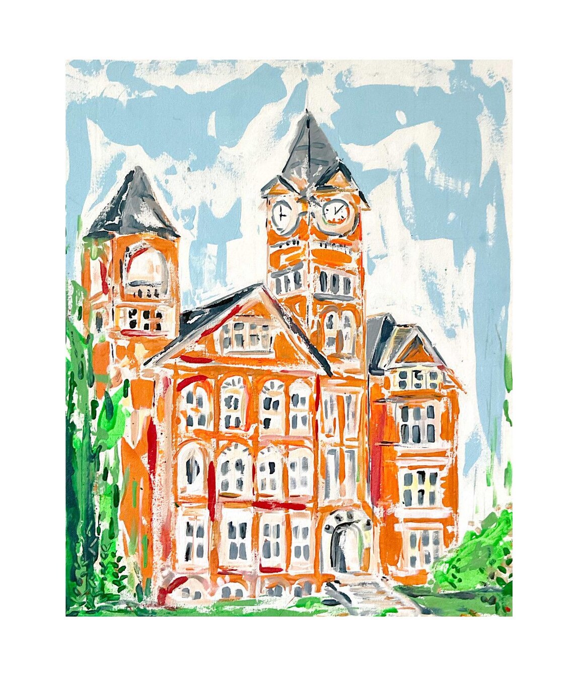 Auburn University Samford Hall Print - Etsy