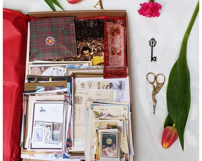 Personalized Vintage Assorted Material for Scrapbooking and Junk ...