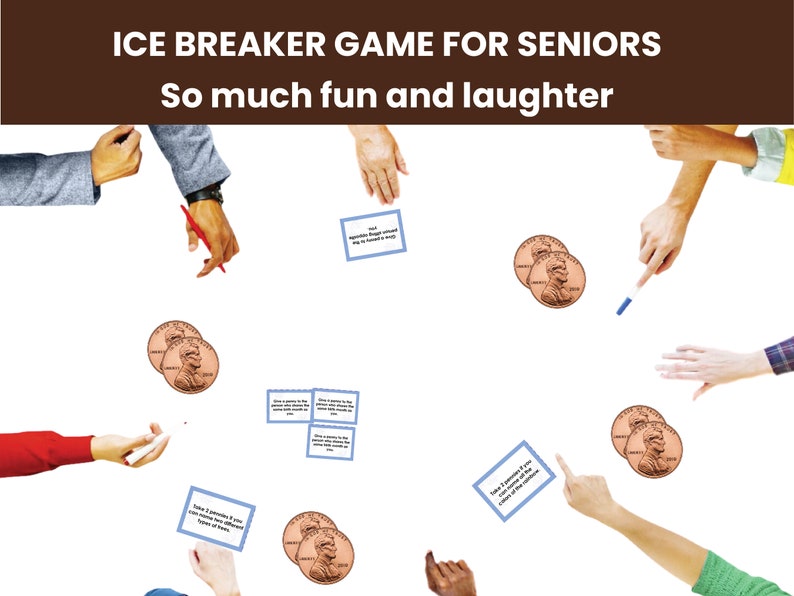 Penny Pass Reminiscing Game for Seniors With Alzheimers | Ice Breaker ...