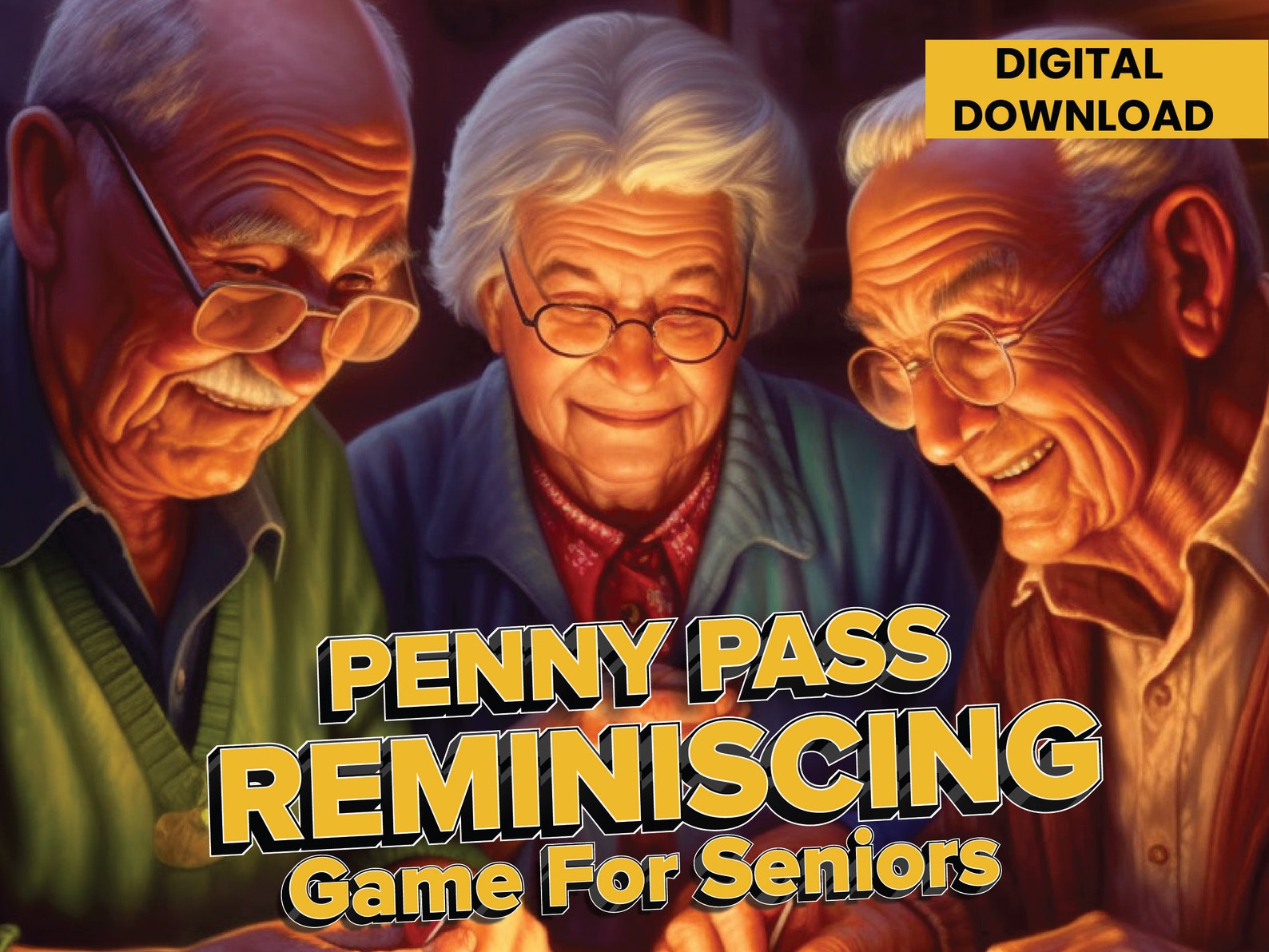 Penny Pass Reminiscing Game for Seniors With Alzheimers | Ice Breaker ...