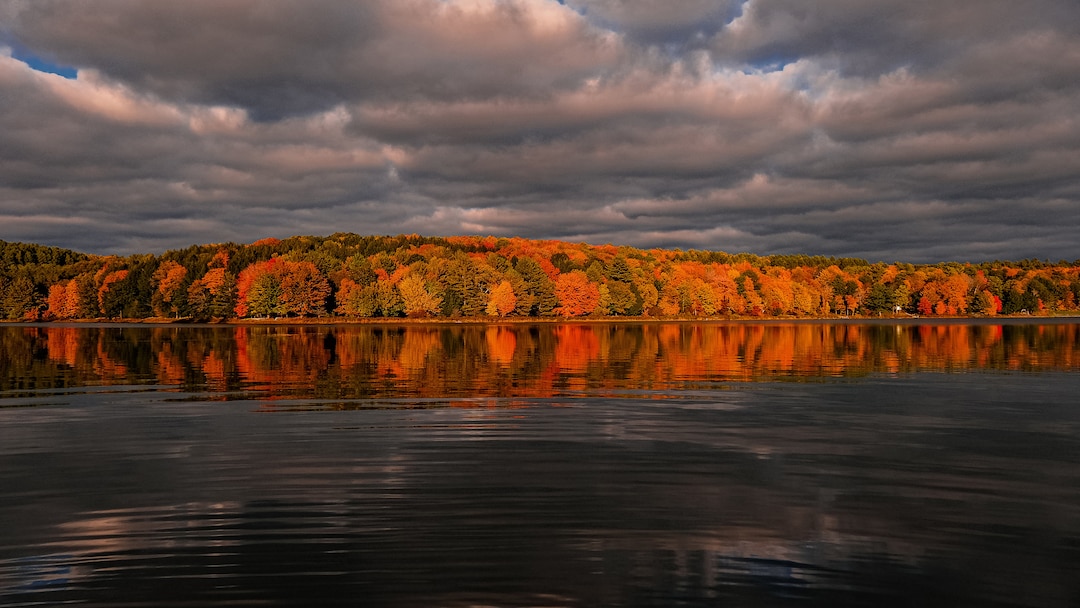 Fall Lake Reflection--digital Download - Etsy