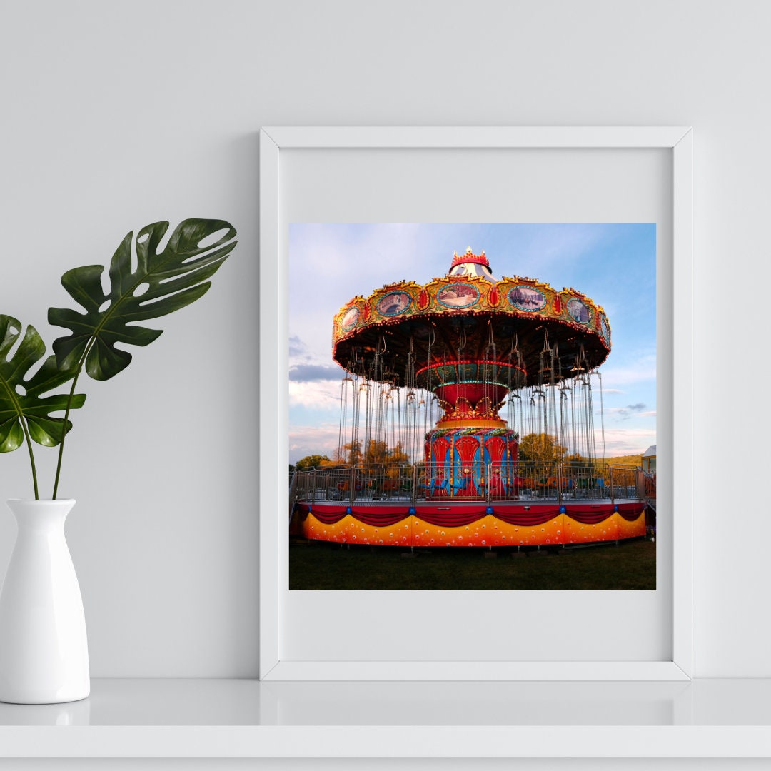 Colorful Carnival Ride--digital Download - Etsy