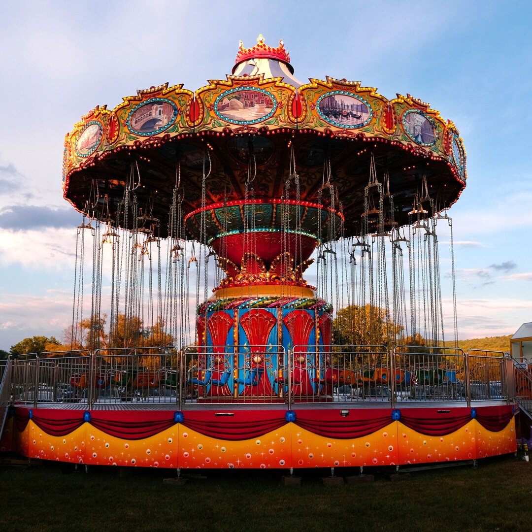 Colorful Carnival Ride--digital Download - Etsy