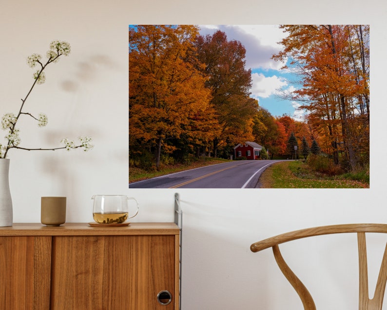 Fall Foliage, Old Schoolhouse--digital Download - Etsy