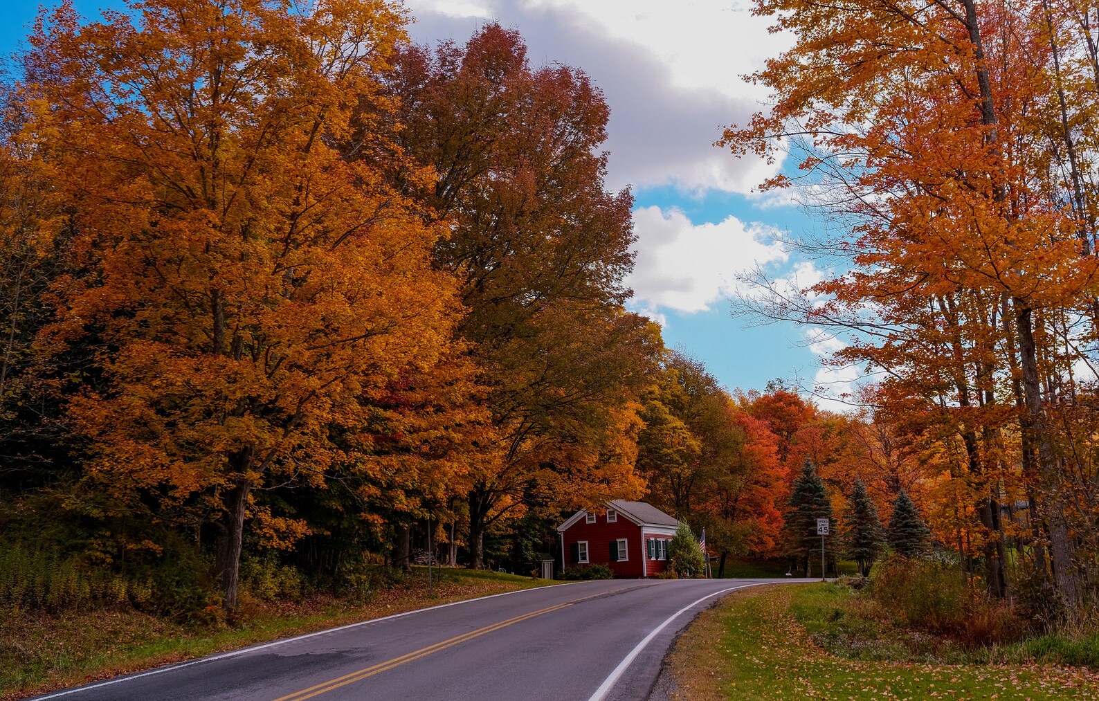 Fall Foliage, Old Schoolhouse--digital Download - Etsy