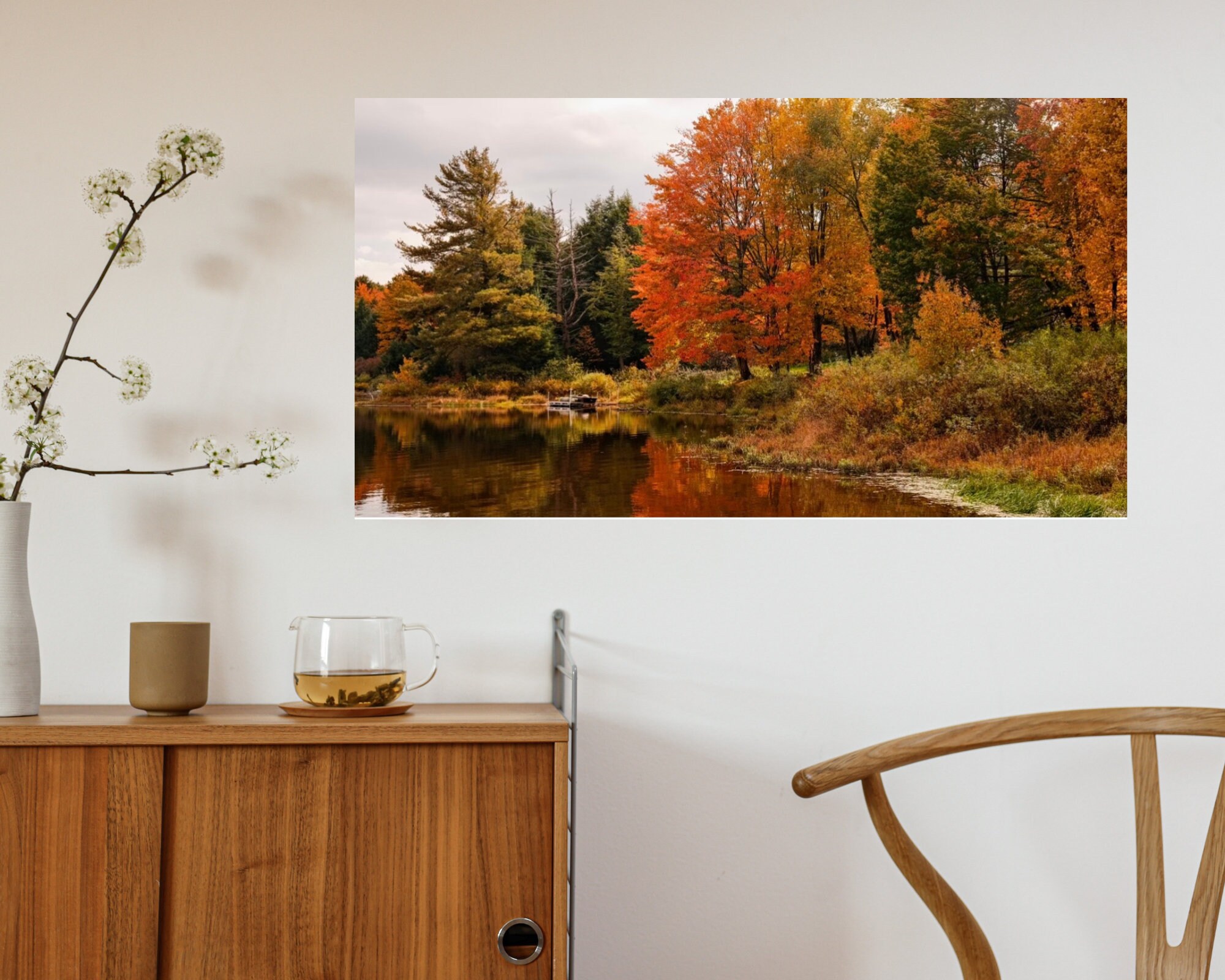 Fall Foliage, Lake Scene--digital Download - Etsy