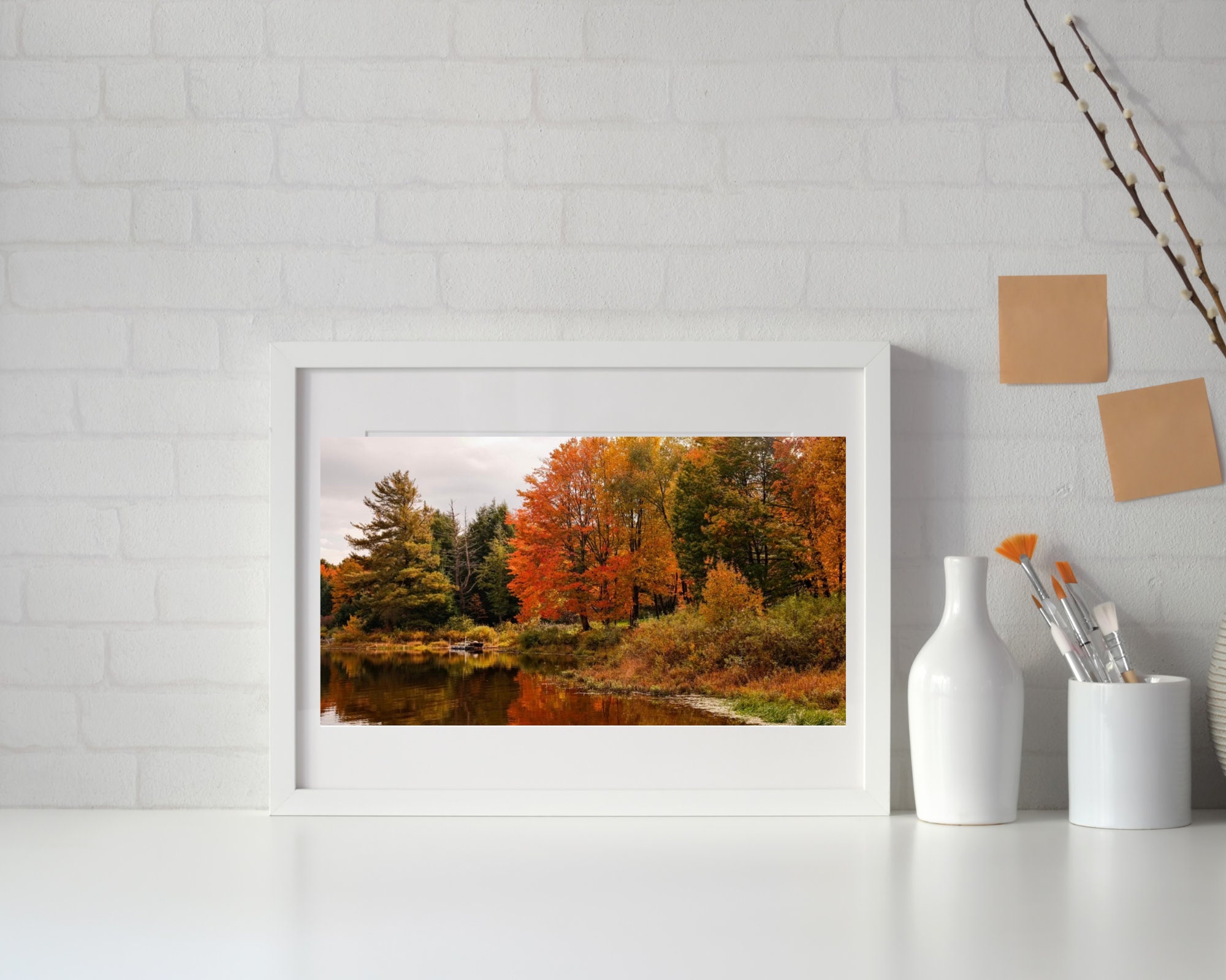 Fall Foliage, Lake Scene--digital Download - Etsy