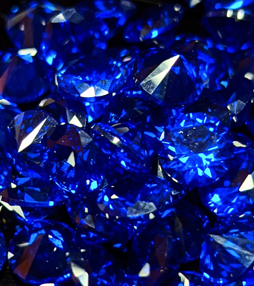 Sapphire Diamond Cut Terp Pearls, 6mm and 10mm - Etsy