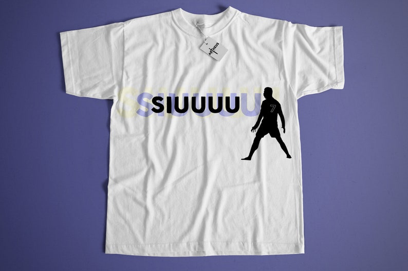 Cristiano Ronaldo, SIUUU, CR7 Goal Celebration Design, GOAT, Legendary ...