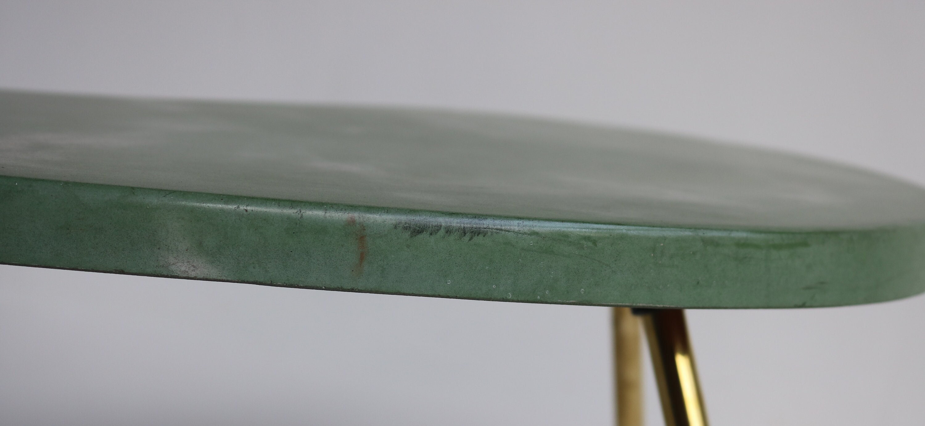 Vintage Plant Stand With Green and White Stone Top 1960 Plant - Etsy