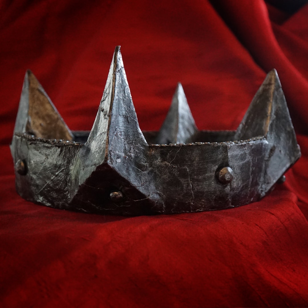 Little Iron Crown Medieval Crown King Crown for Kids Kids - Etsy