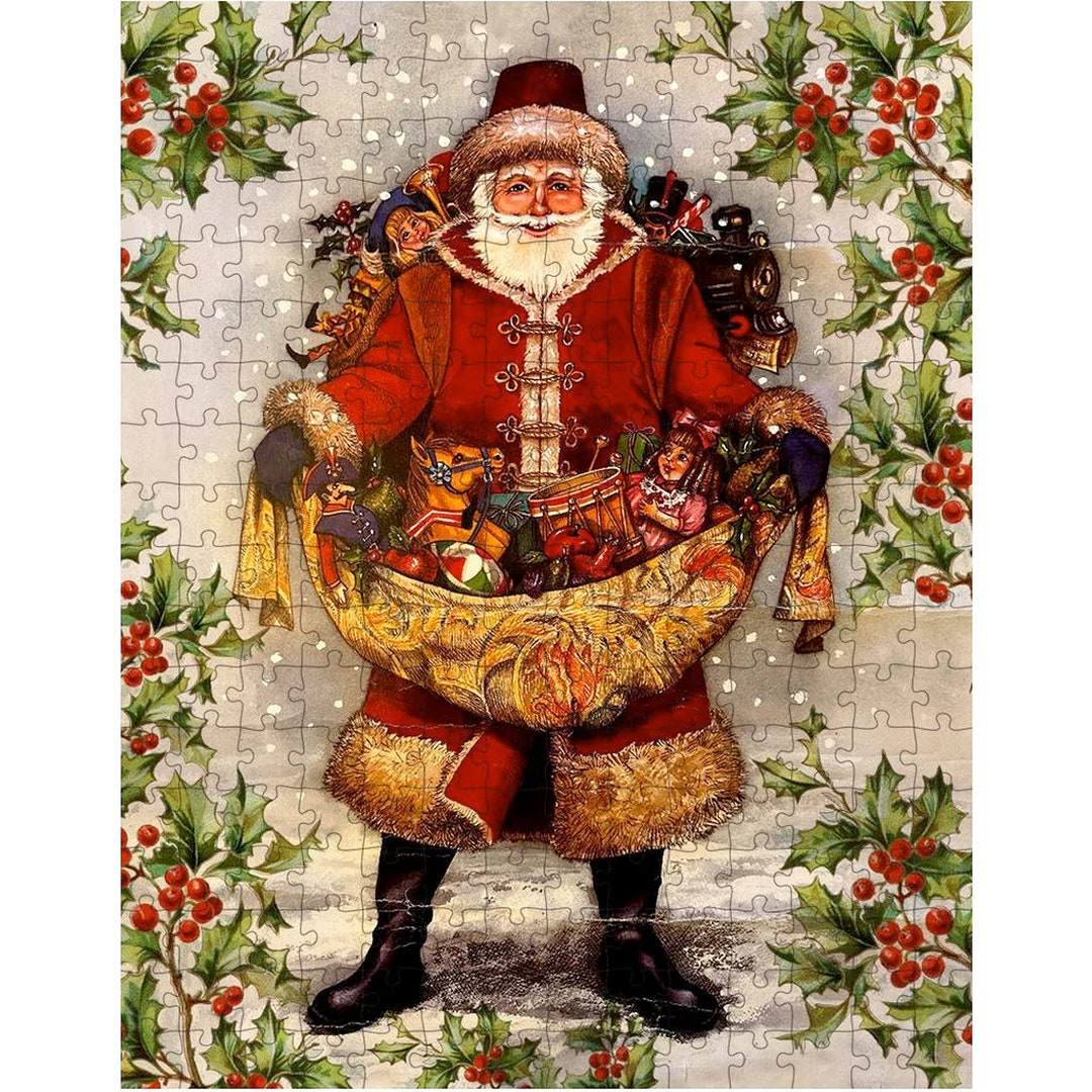 St. Nick // Holiday Puzzle, Old World, Santa Clause, Gift, Family ...