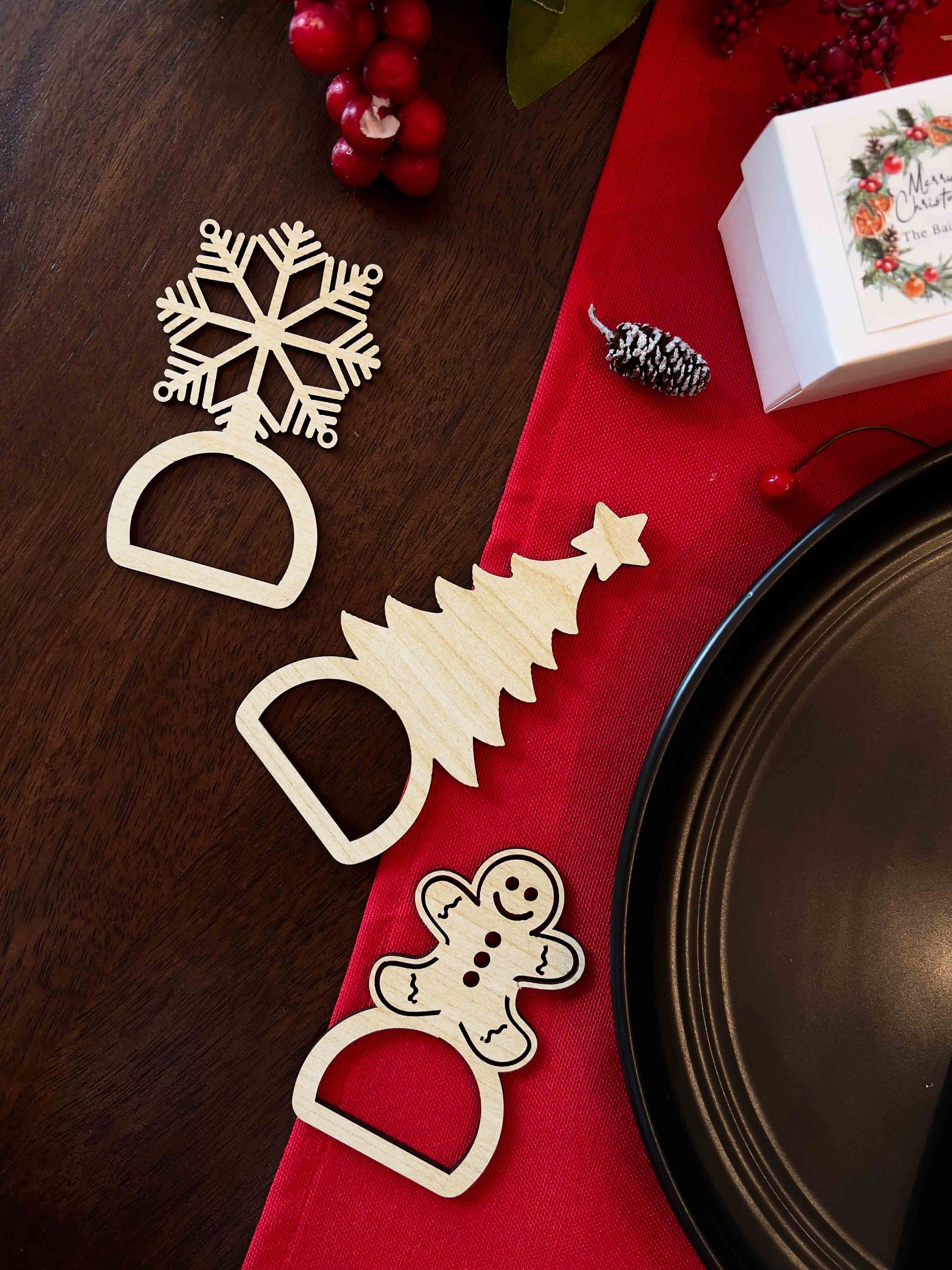 Gingerbread Napkin Ring Gingerbread Man Kitchen Decor - Etsy