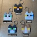 Minecraft Cat Inspired Perlerbead Keychains - Etsy