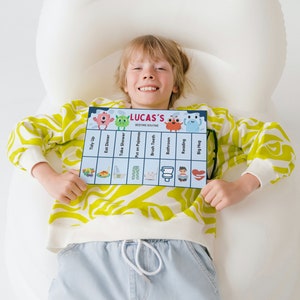 Monster Routine Chart Bundle: Morning & Bedtime, Editable Printable ...