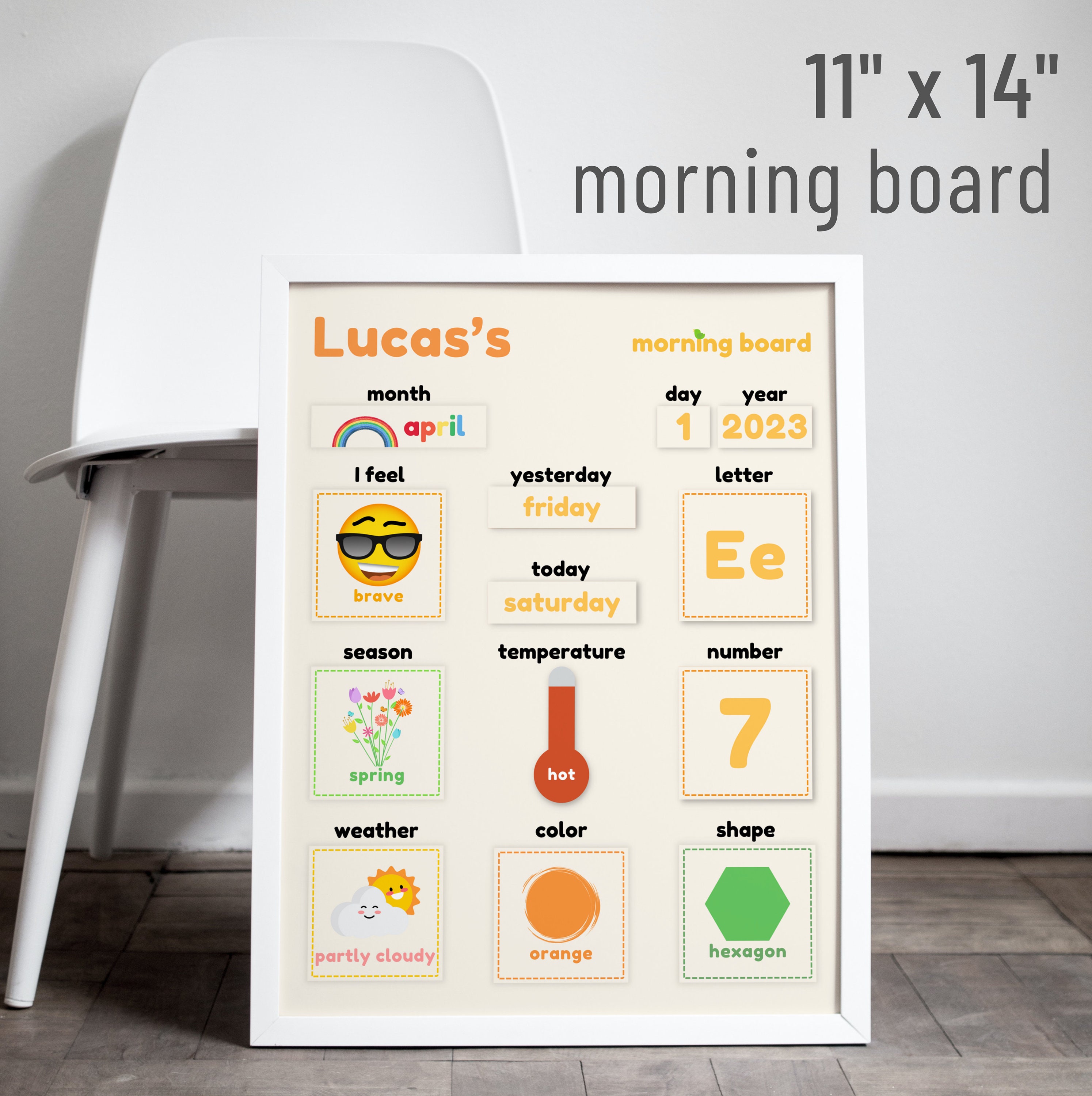 Editable Morning Board Circle Time Cards Toddler Routine Chart Kids ...