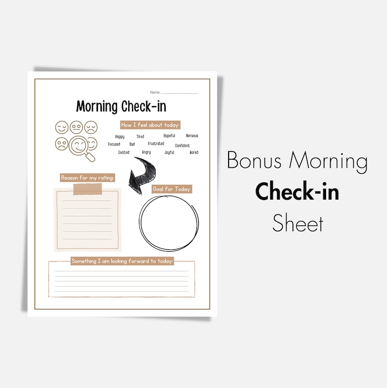 Printable Kids Emotions Activity Sheet: Today I Feel, Boys Edition (PDF ...