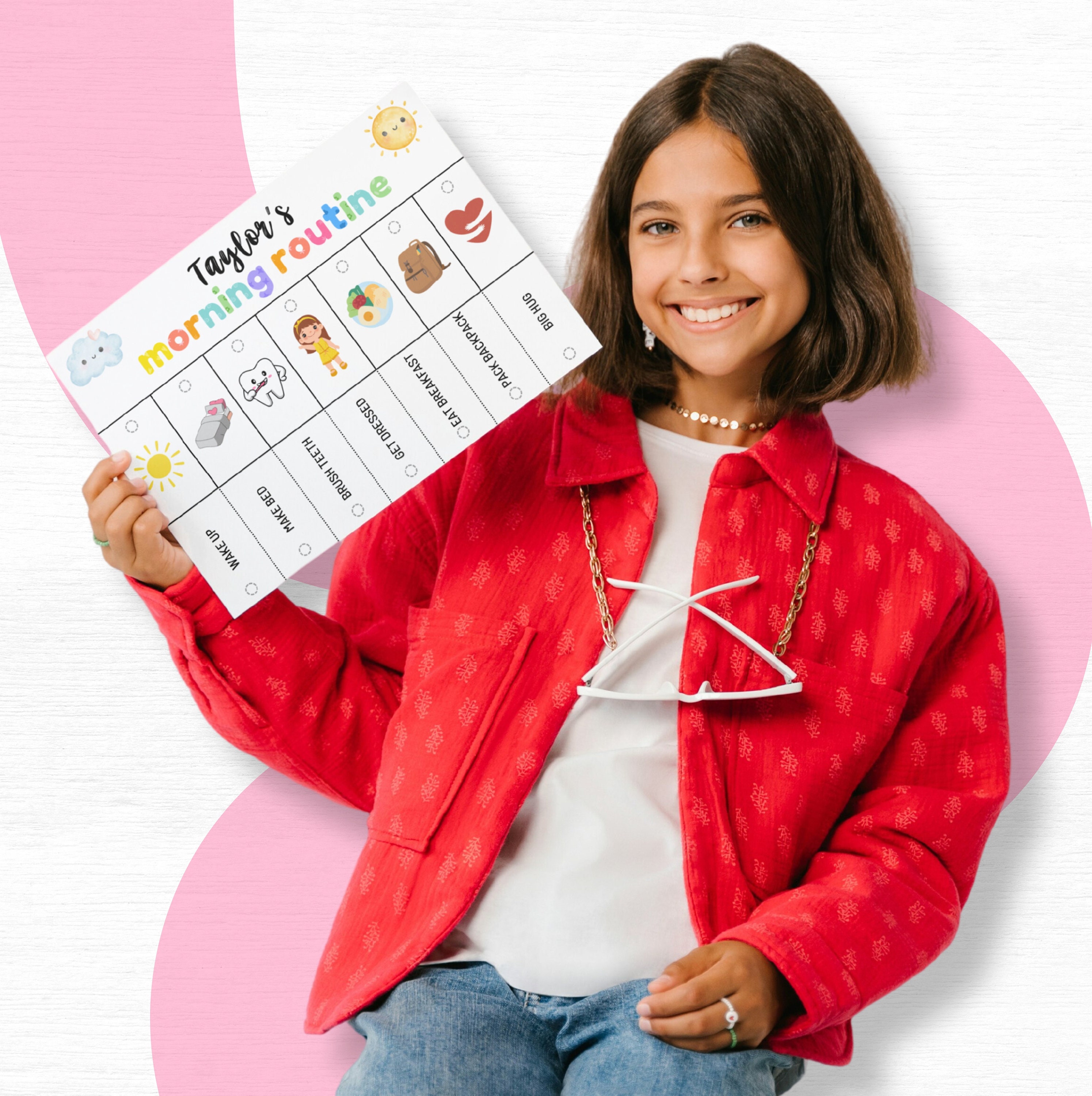 Editable Kids Routine Flip Chart: Morning & Bedtime Visuals (canva ...