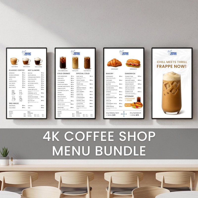Cafe Menu Board - Etsy UK