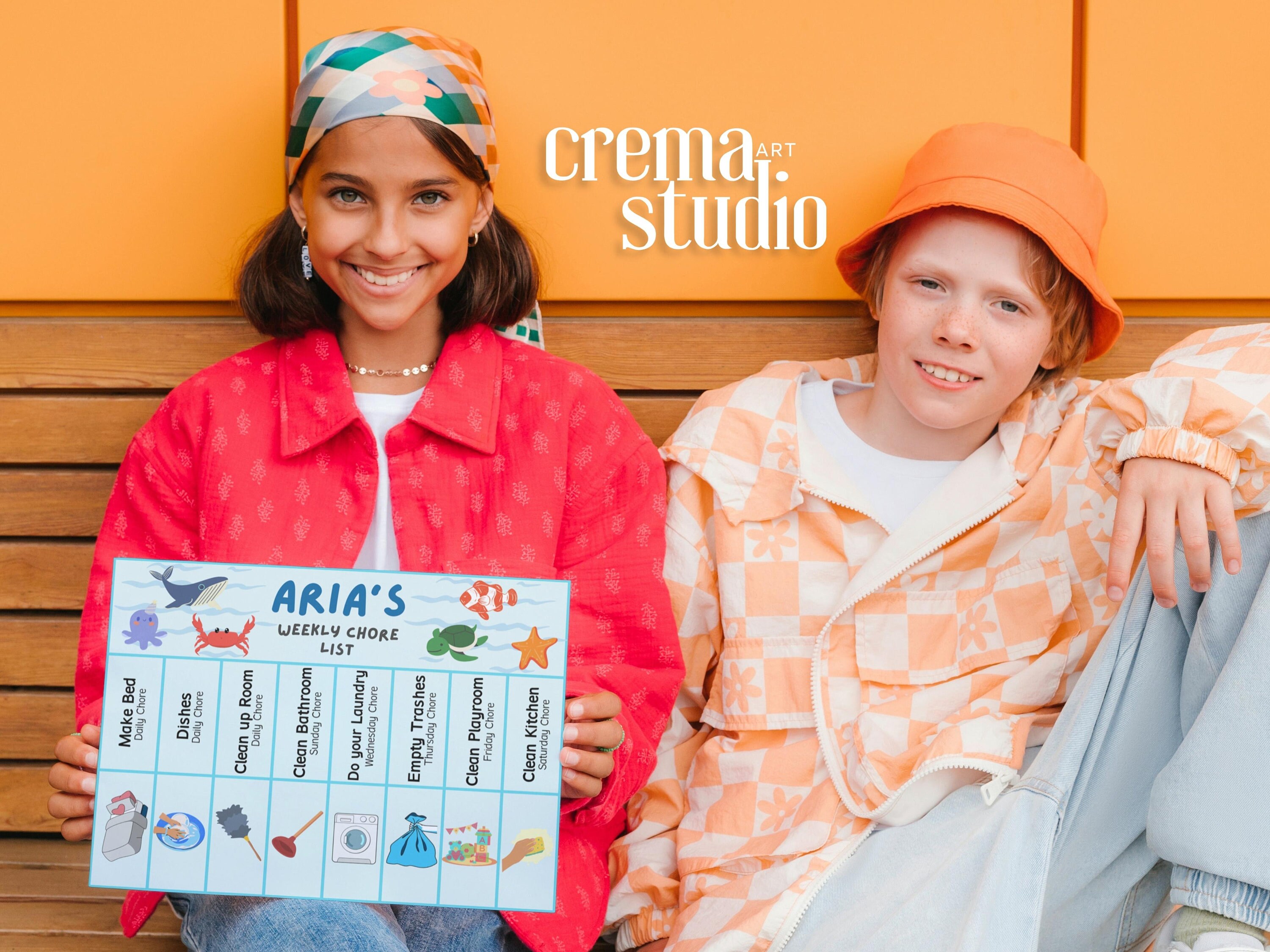 Foldable Interactive Routine Chart Bundle • Printable Ocean Themed Flip ...