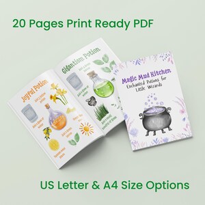 Printable Mud Kitchen Potion Recipe Cards: Magical Outdoor Play (PDF ...