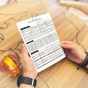 Editable Employment Application Form: Printable PDF & MS Word Template ...
