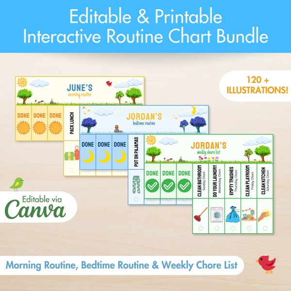 Adhd Visual Schedule - Etsy