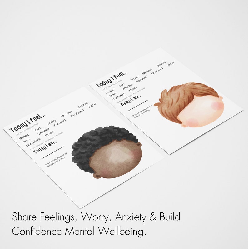 Printable Kids Emotions Explorer: Today I Feel Activity Sheet | Boys ...