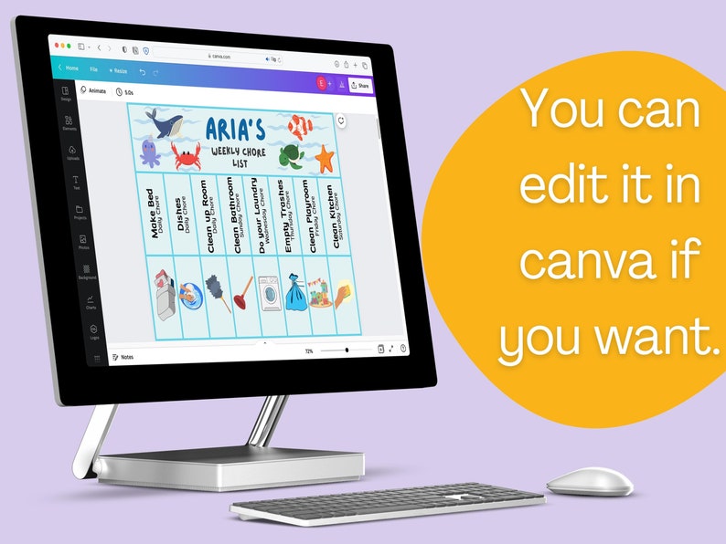 Foldable Interactive Routine Chart Bundle • Printable Ocean Themed Flip ...
