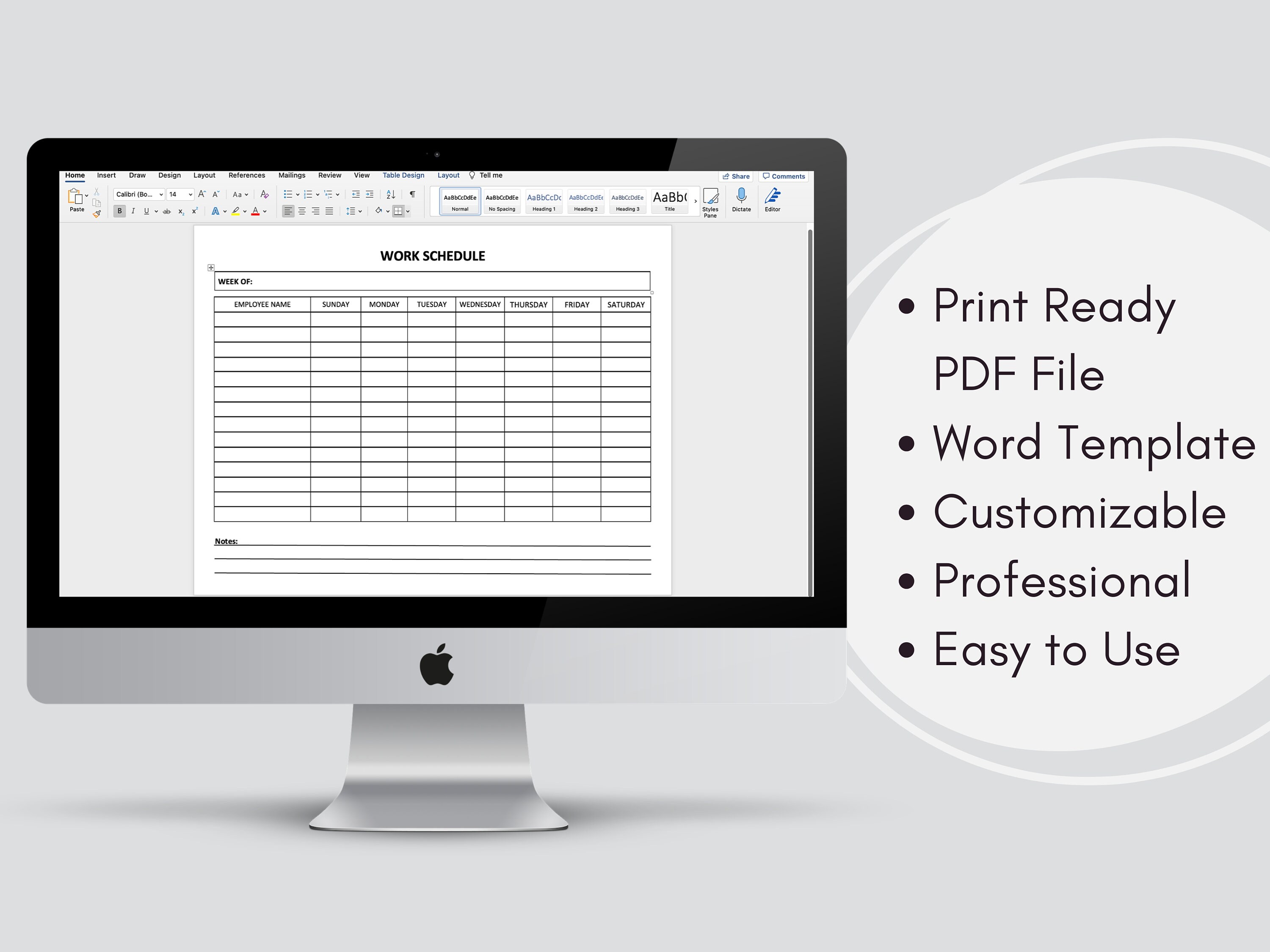 Basic Employee Work Schedule • Employee Weekly Time Sheet • Staff ...