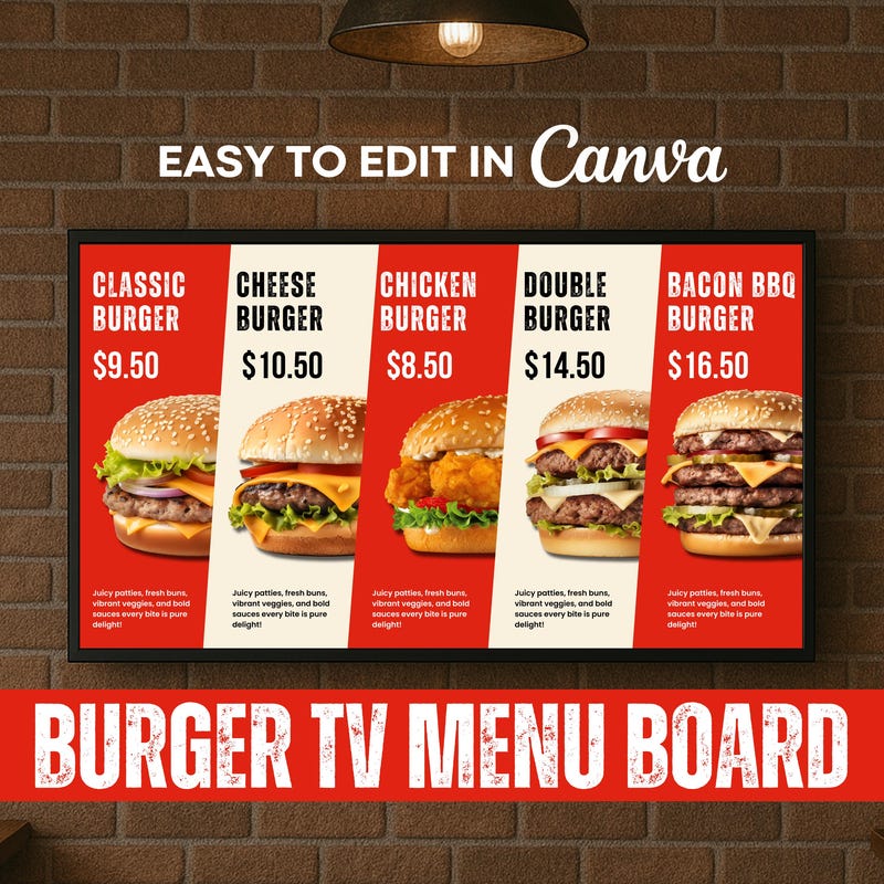 Mark's in and Out Menu - Etsy Canada