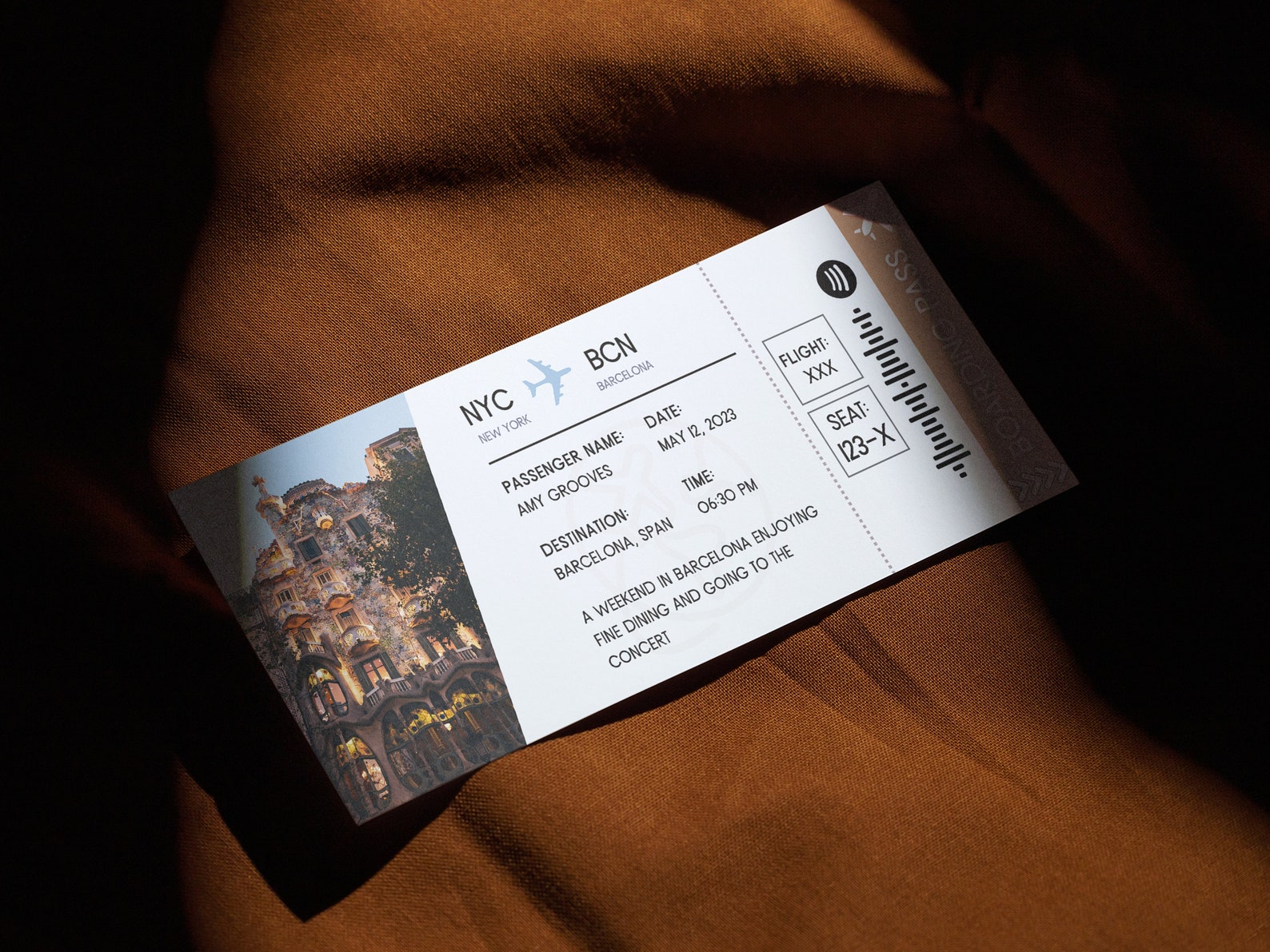 Editable Boarding Ticket Template Bundle Surprise Airline - Etsy