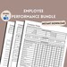 Employee Performance Review Template Bundle (printable PDF & MS Word ...