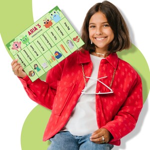 Interactive Morning & Bedtime Routine Chart Bundle • Printable Cute ...