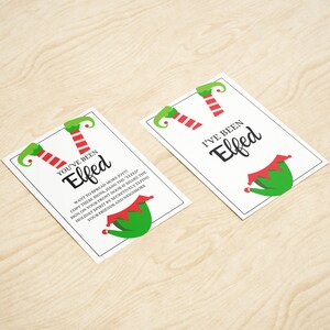 You've Been Elfed Printable Game (friend/neighbor) - I've Been Elfed ...