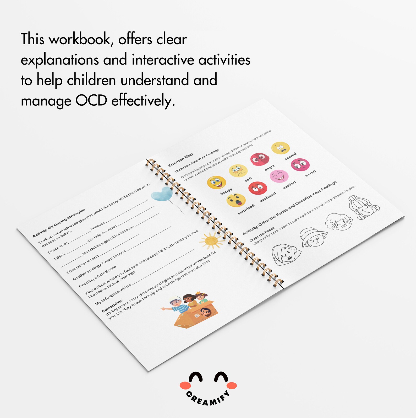 OCD Workbook for Kids and Parents - Printable Worksheets - 106 Page ...