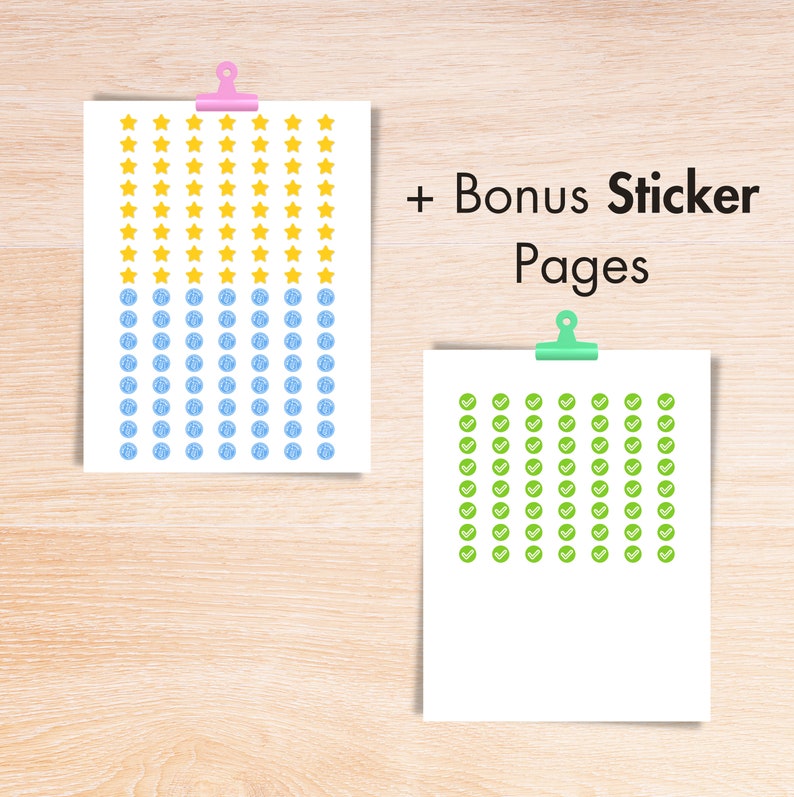 Weekly Chore Chart Printable and Editable Kids Responsibility Chart ...