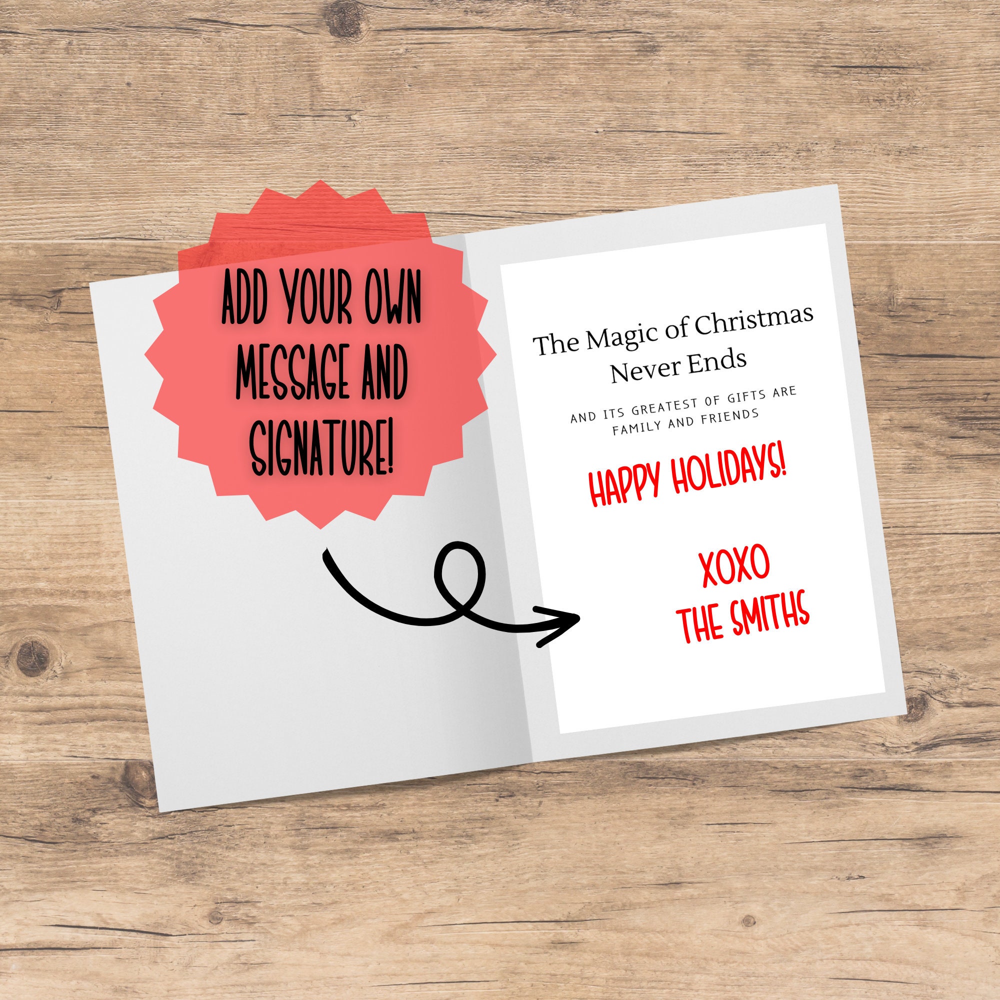 Birthday Card Printable Insert Digital Birthday Card Greeting Card ...