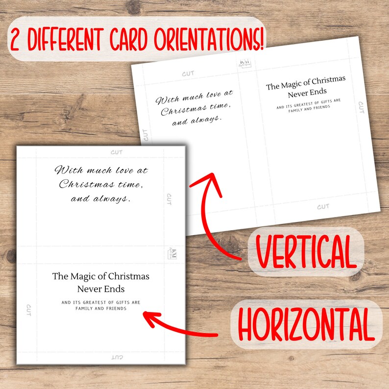 Birthday Card Sentiment Inserts: 5x7 Printable Messages (digital ...