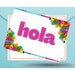 Serape and Paper Flowers Hola Digital Print, Printable Digital Download ...
